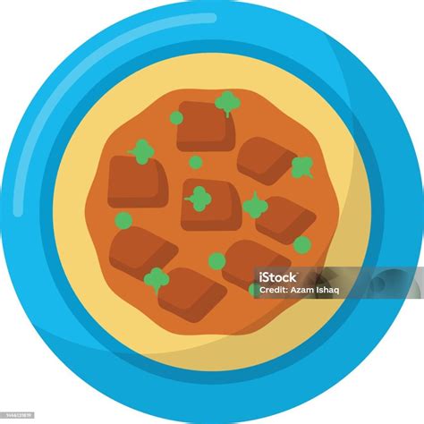 Hunkar Begendi 양고기 수프 개념 터키 술탄 기쁨 벡터 색상 아이콘 디자인 아시아 요리 기호 가장 인기 있는 요리