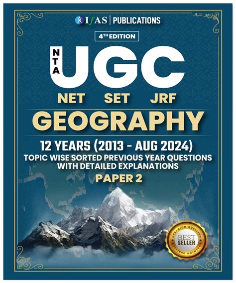 Buy Ugc Net Geography Paper 2 Book 2025 Previous Year Solved Papers 2013 To 2024 Aug Unit