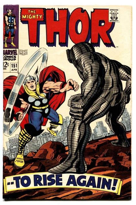 Thor 151 Comic Book 1968 Jack Kirby Marvel Fnvf Hipcomic