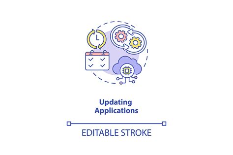 Updating Applications Concept Icon Graphic By Bsd Studio · Creative Fabrica