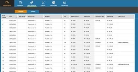 Planilha Controle De Vendas E Estoque Completa Excel Xls Ilustrei Studio