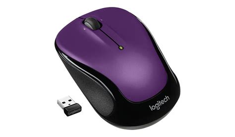 Logitech M325s Wireless Mouse 2 4 Ghz With Usb Receiver Vivid Violet Mouse 2 4 Ghz