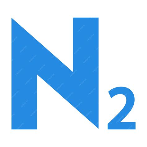 Premium Vector Nitrogen Symbol Vector
