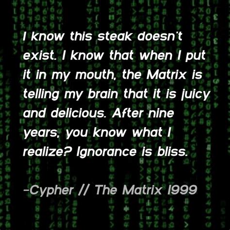 Cypher Matrix Steak