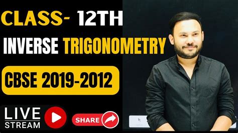 Inverse Trigonometric Pyq Cbse Class Chapter Shivang Maths Academy