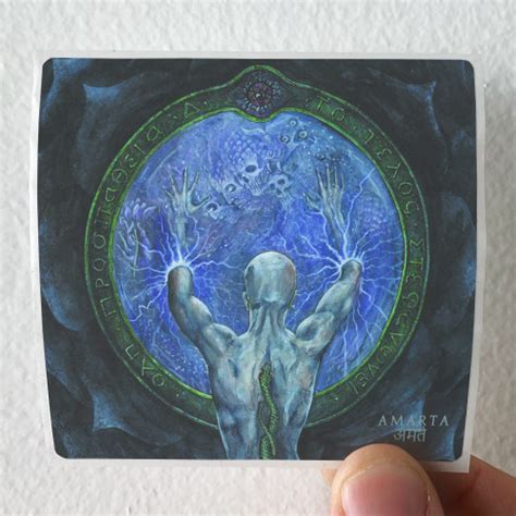 Acherontas Ma Ion Formulas Of Reptilian Unification Album Cover Sticker