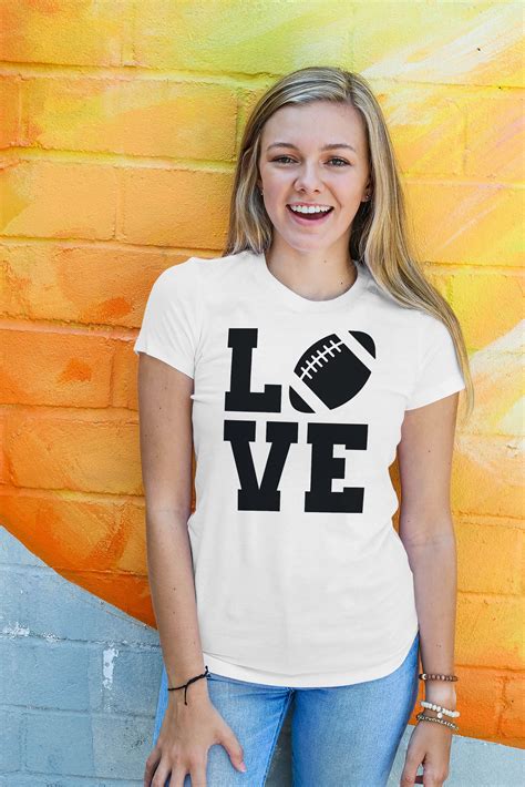 Love Football Svg Love Svg Football Svg Game Day Tshirt Letter Svg
