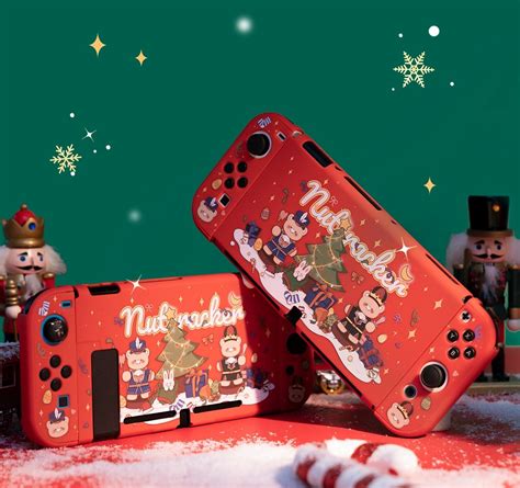 Kawaii Christmas Nutcracker Switch Case Ookawaii