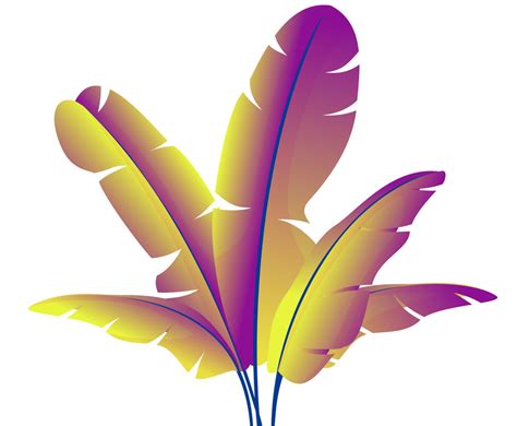 Unique Banana Leaf Vectors Vector Art Graphics Freevector