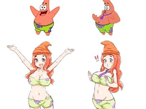 스폰지밥 뚱이 미소녀화 유머 게시판