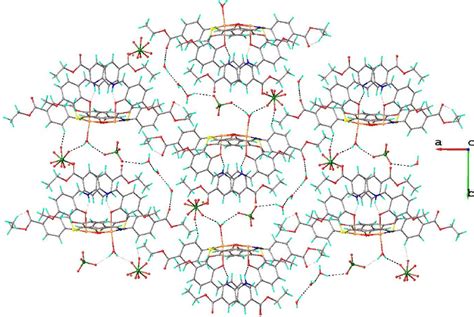 View Of 2d Supramolecular Layer In The Crystal Structure 6 Download