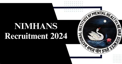 Nimhans Recruitment 2024 Clinical Coordinator And Field Officer