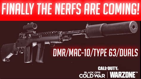 The Dmr Nerf In Warzone Is Confirmed By Raven And Timthetatman Youtube