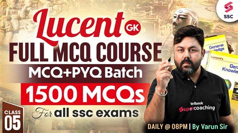 Lucent Gk Mcq By Varun Awasthi Lucent Book Full Complete Course Lucent Gk Book Class 5 Youtube