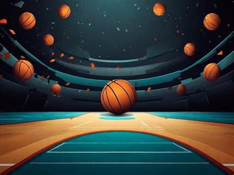 Premium Photo Basketball Background