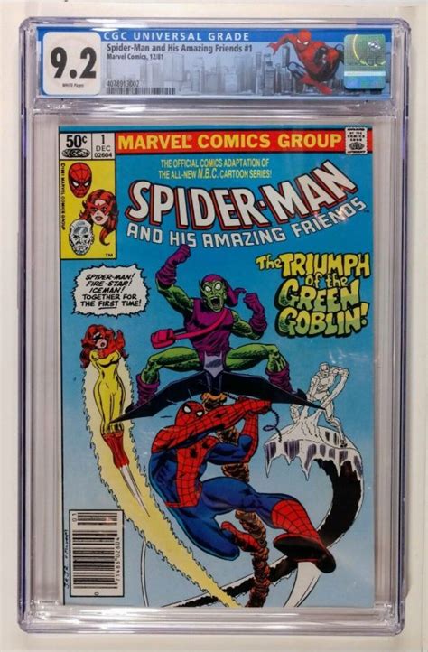 Spider Man And His Amazing Friends 1 Newsstand 1st App Of Firestar