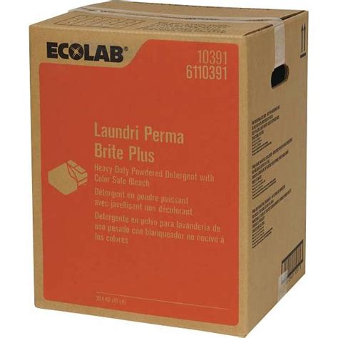 Ecolab 45 Lb Laundri Perma Brite Plus Powder Laundry Detergent Hd Supply