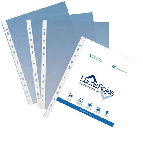 FUNDAS MULTITALADRO PARDO POLIPROPILENO CRISTAL