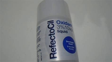 Refectocil Liquid Oxidant 3 38 oz 100ml review - YouTube
