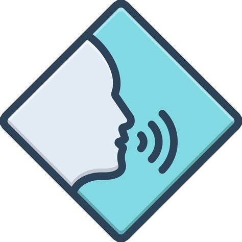 Vector Black Line Icon For Speak 39607492 Vector Art At Vecteezy
