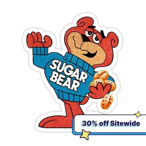 Classic Sugar Bear Super Sugar Crisp Cereal Bear Mascot Character