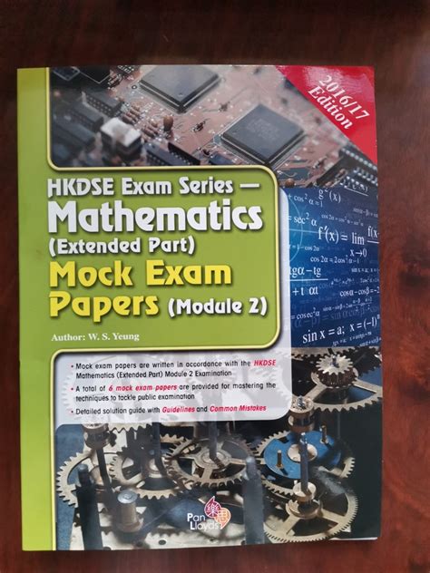 Hkdse M2 Exercise Pan Lloyds Hkdse Exam Series Mathematics Extended Part Mock Exam Papers