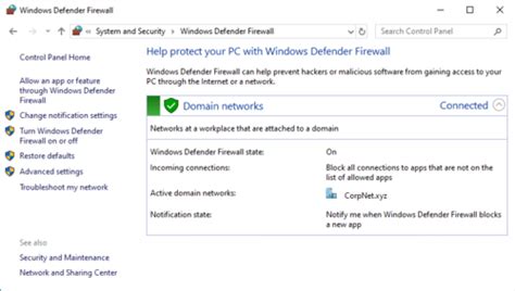 13 8 5 Windows Defender Firewall Flashcards Quizlet