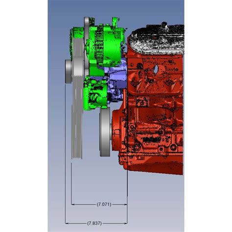 Blueprint Engines Gm Ls Compatible Engine Pulley Kit