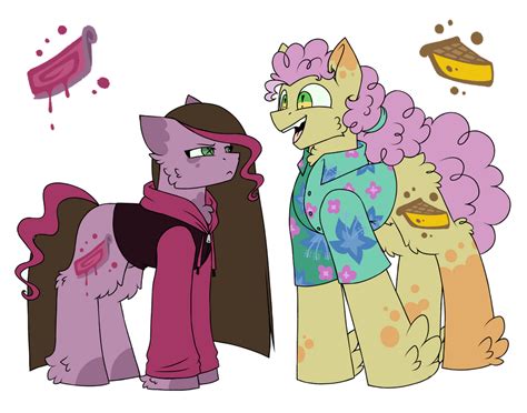 Bubblegum Pie And Lil Cheese {mlp Wne Au} By Pegacousinceles On Deviantart