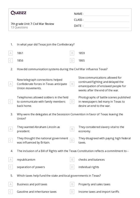 50 Making Connections In Reading Worksheets For 7th Class On Quizizz