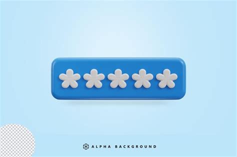 Premium Psd 3d Security Password Icon
