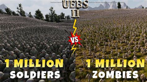 1 Million American Soldiers Vs 1 Million Zombies Ultimate Epic Battle
