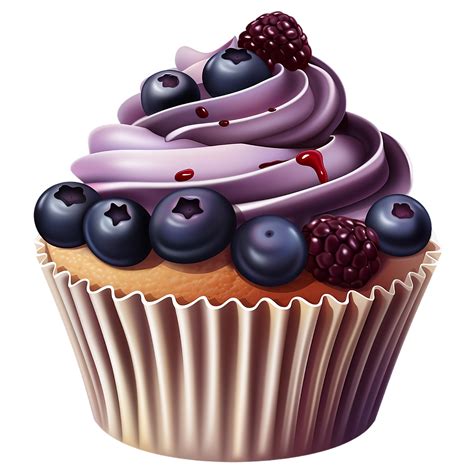 Download Ai Generated Cupcake Dessert Royalty Free Stock