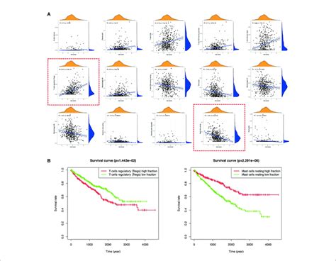 Relationship Between Tics And Risk Score A The Correlations
