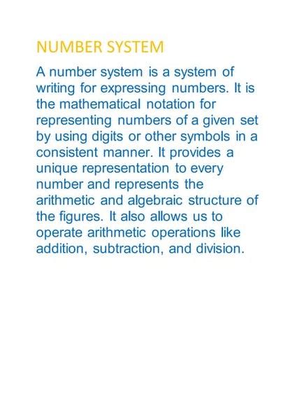 1 Number System And Conversion From Decimal To Other Base Number