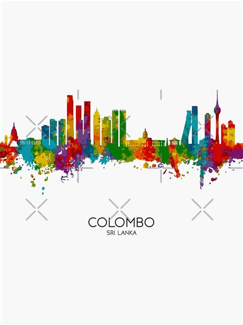 Colombo Sticker For Sale By Ceyloneye Redbubble