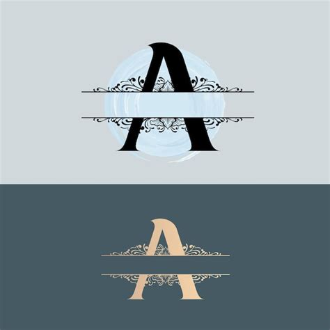 Premium Vector A Monogram Logo