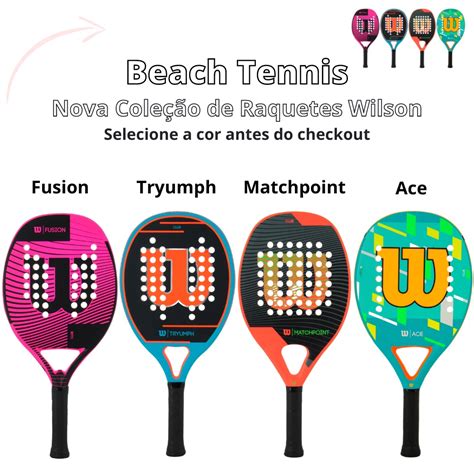 RAQUETE DE BEACH TENNIS WILSON FIBRA DE VIDRO Shopee Brasil