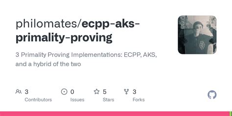 Github Philomatesecpp Aks Primality Proving 3 Primality Proving