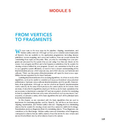 Mod 5 Nxxjxnxn C H A P T E R 7 From Vertices To Fragments W E Now