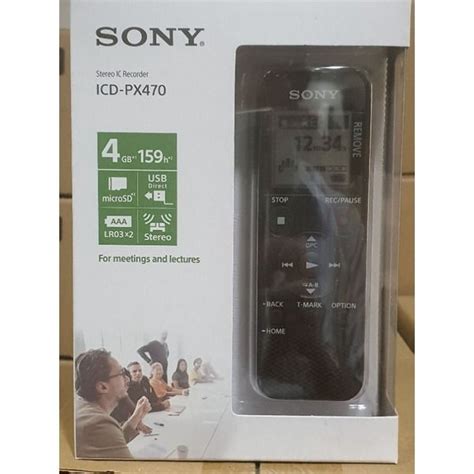 Sony Icd Px470 Digital Voice Recorder Audio Voice Recorders On Carousell