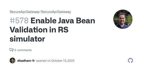 Enable Java Bean Validation In RS Simulator Issue 578