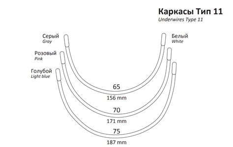 Каркасы для бюстгальтера Arta-F Тип 11 (балконет) купить по низкой цене ...