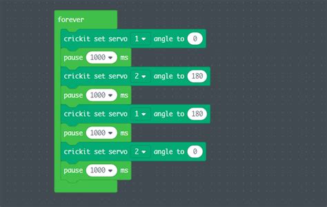 Makecode Servos Introducing Adafruit Crickit Makerobotfriend