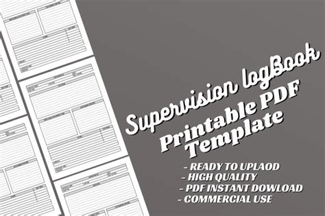 Supervision Log Book Canva Template Graphic By Alternative Creative Studio Creative Fabrica
