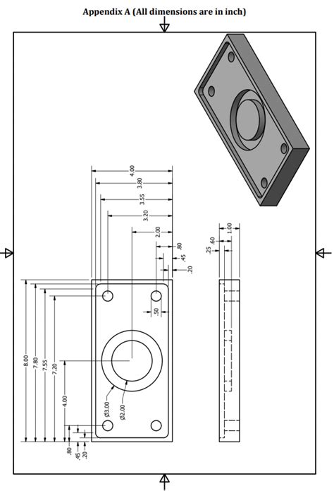 Solved Write A G Code For Machining Of Part 2 The Drawing