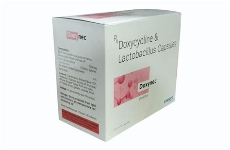 Doxynec Doxycycline And Lactobacillus Capsules Tablet At ₹ 200box In