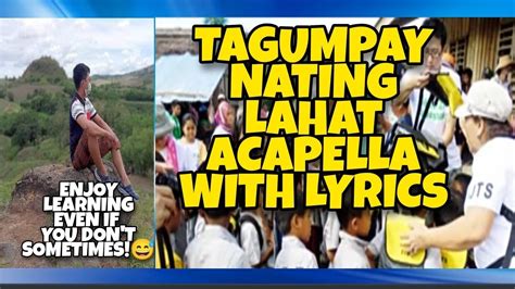 TAGUMPAY NATING LAHAT ACAPELLA WITH LYRICS PRECKLY YouTube Music