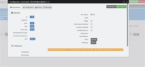 Erreur Javascript Sur Affichage Des Configurations Avancées Programmation Communauté Jeedom