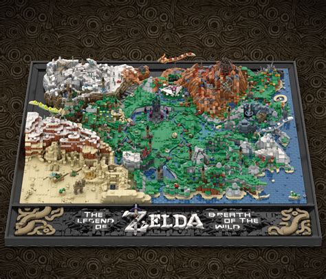 Lego Moc Hyrule—the Legend Of Zelda Breath Of The Wild By Galaxy333 Rebrickable Build With Lego